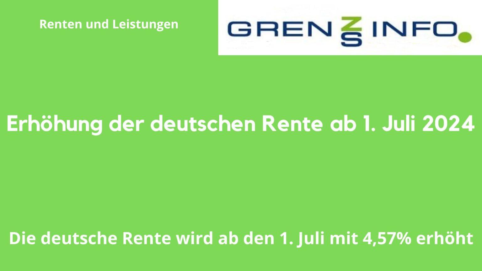 Erhohung Rente 2024